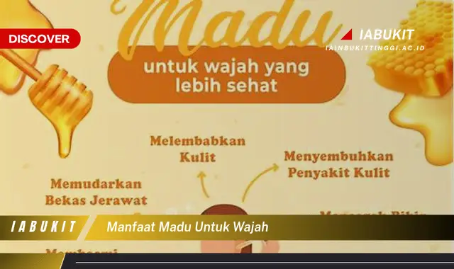 Ketahui 7 Manfaat Madu Untuk Wajah Yang Jarang Diketahui Bikin Kamu